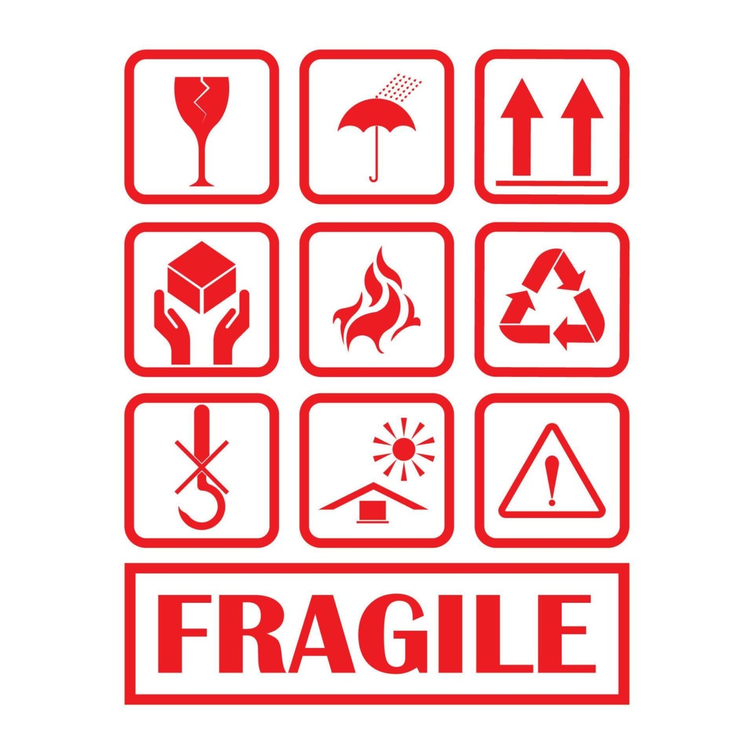Kumpulan Fragile Logo Terbagus dan Terlengkap - Blog Pengajar Tekno