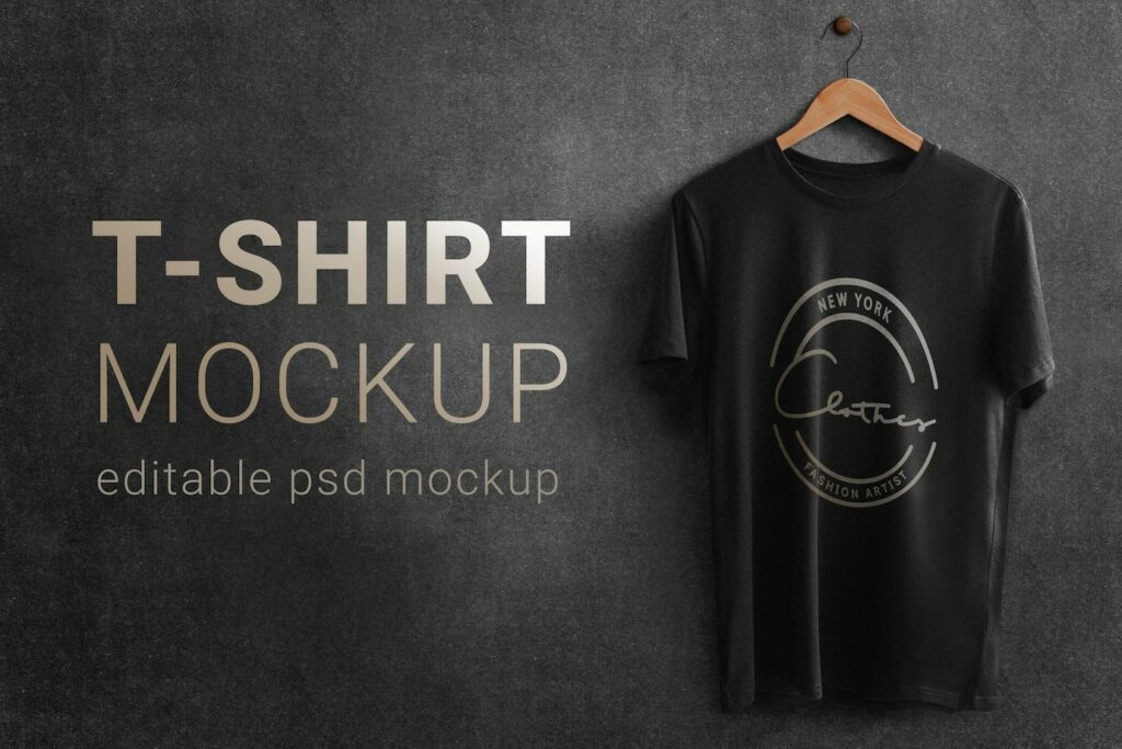 Kumpulan Mockup Kaos Hitam Terbagus dan Terlengkap - Blog Pengajar Tekno