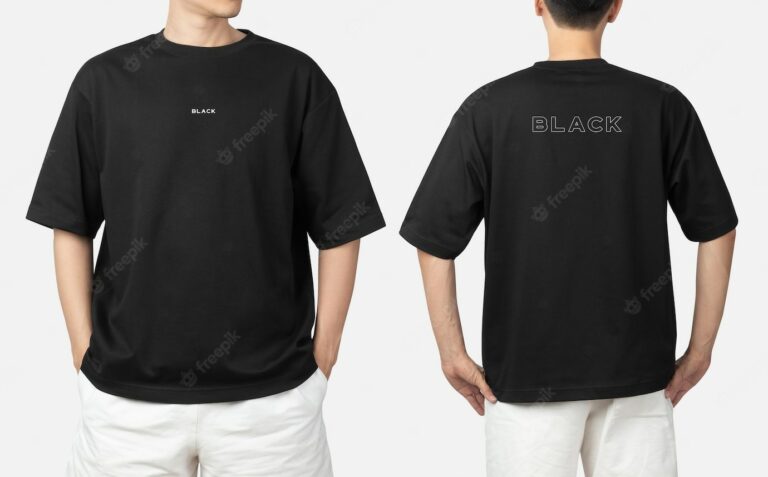 Kumpulan Mockup Kaos Hitam Terbagus dan Terlengkap - Blog Pengajar Tekno