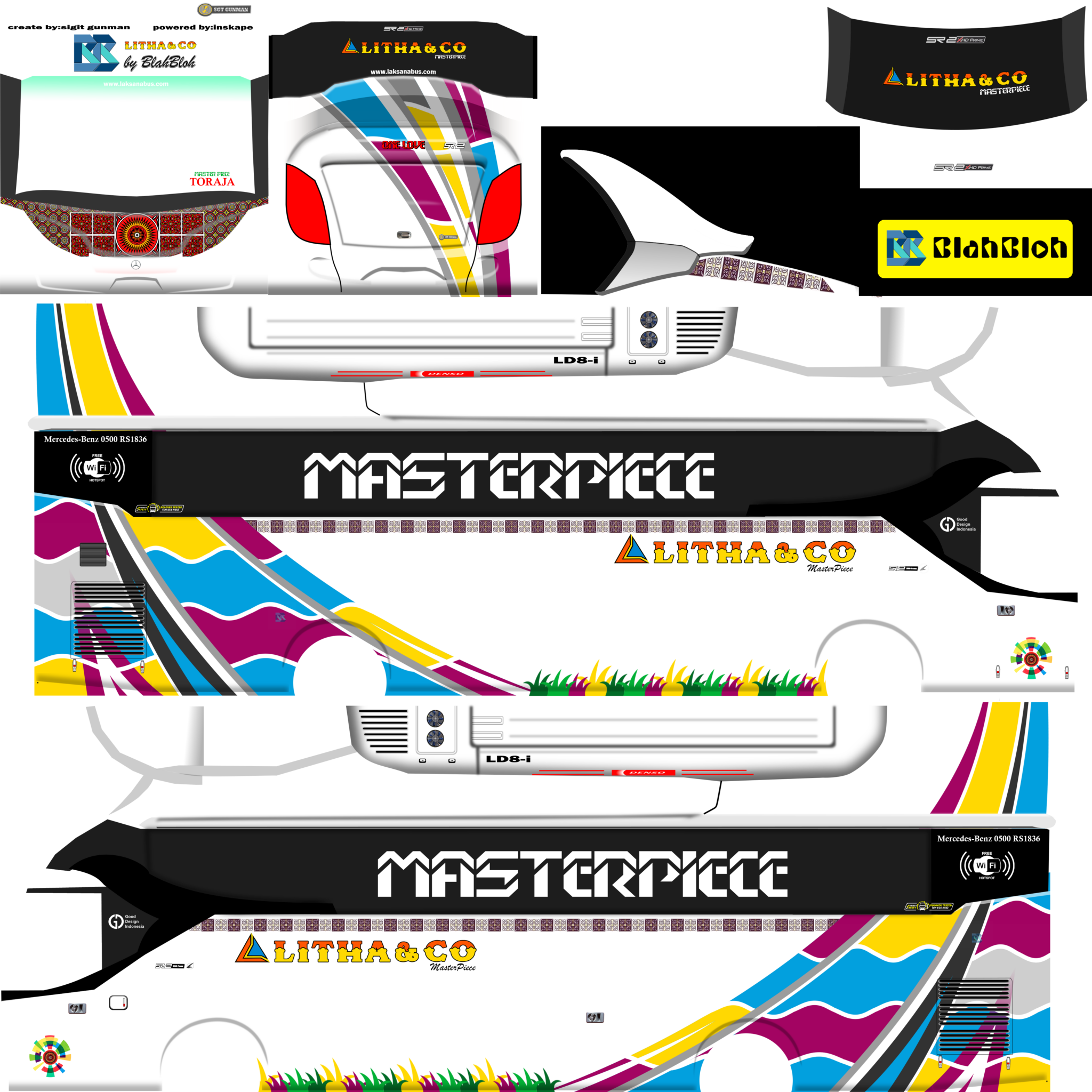 Kumpulan Livery Bussid Arjuna XHD Jetbus 3 Keren dan Lengkap - Blog ...