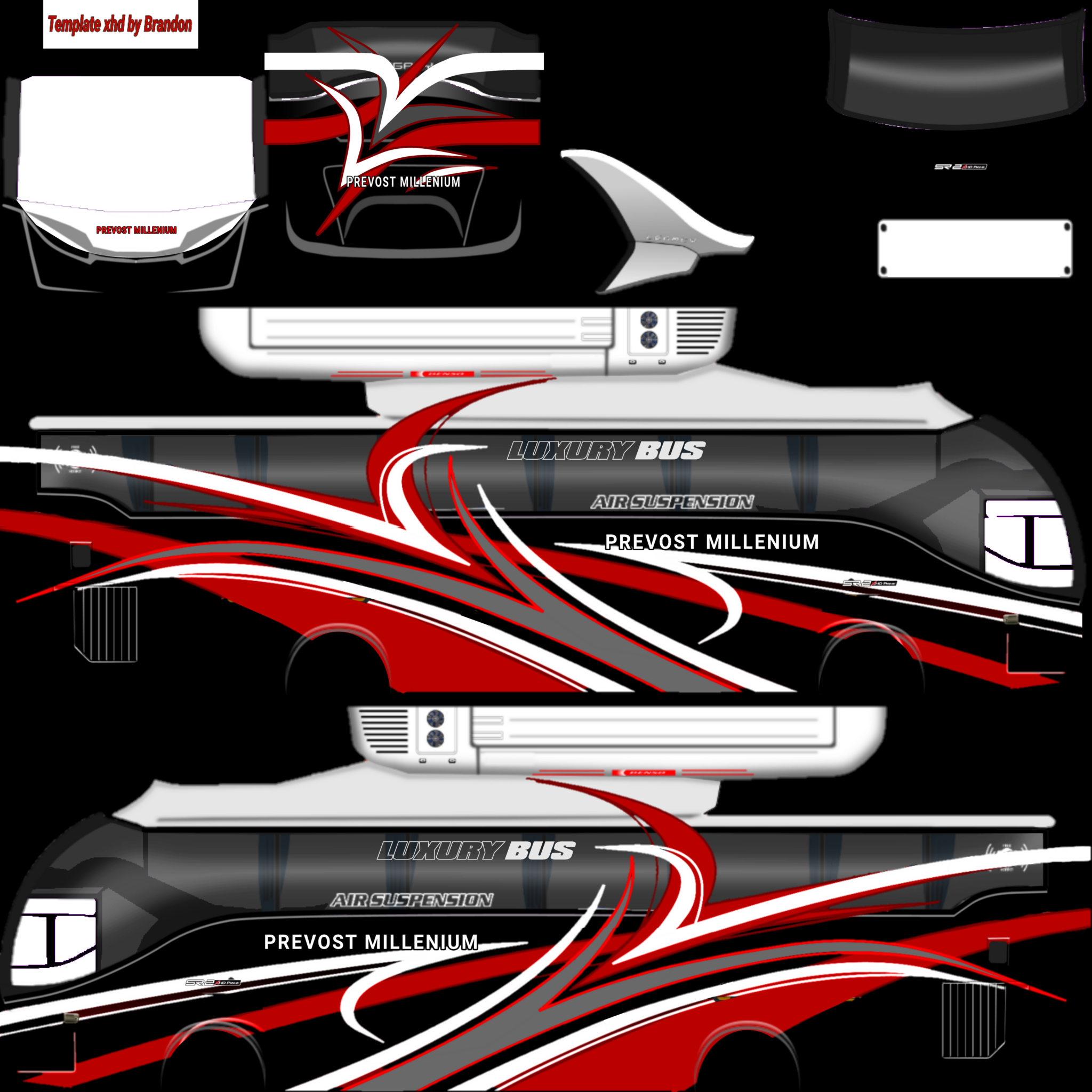 Kumpulan Livery Bussid Arjuna XHD Jetbus 3 Keren dan Lengkap - Blog ...