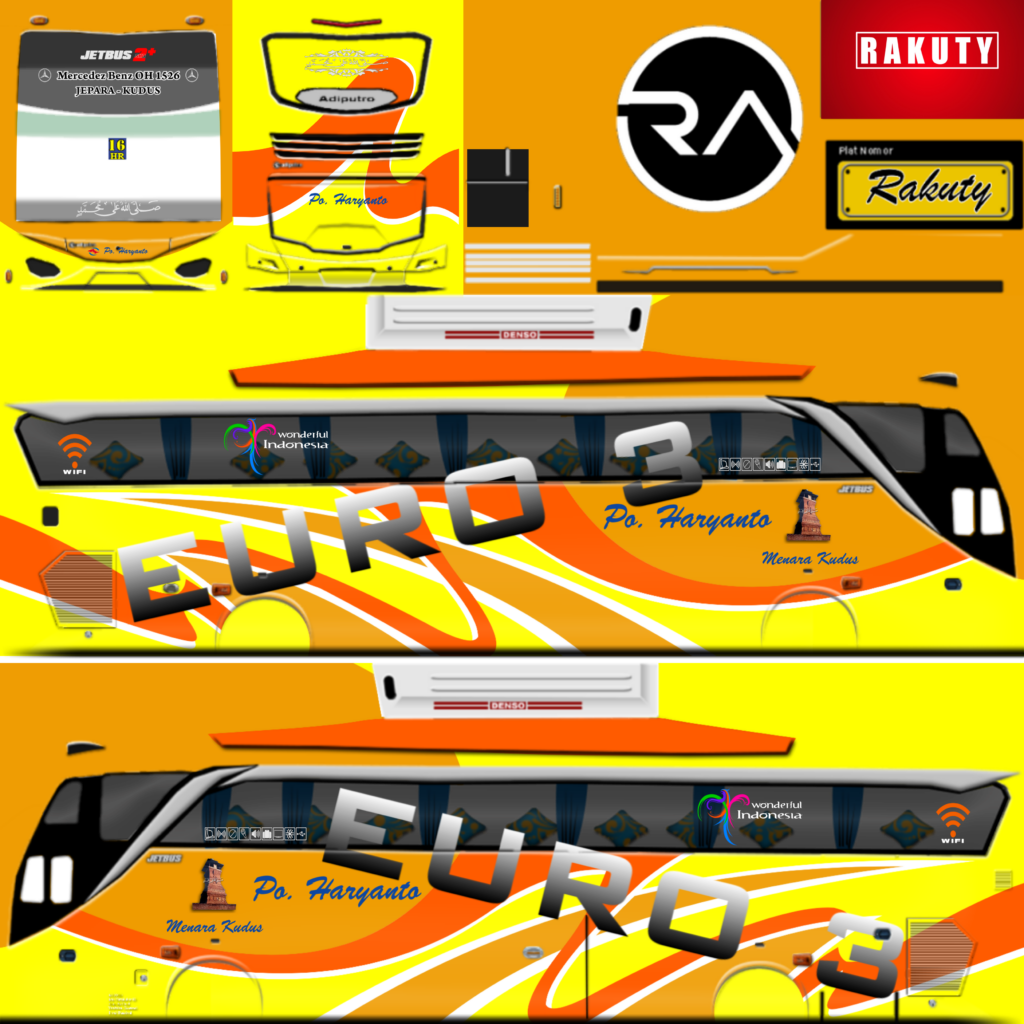 Kumpulan Livery Bussid PO Haryanto Keren Banget Lengkap - Blog Pengajar ...