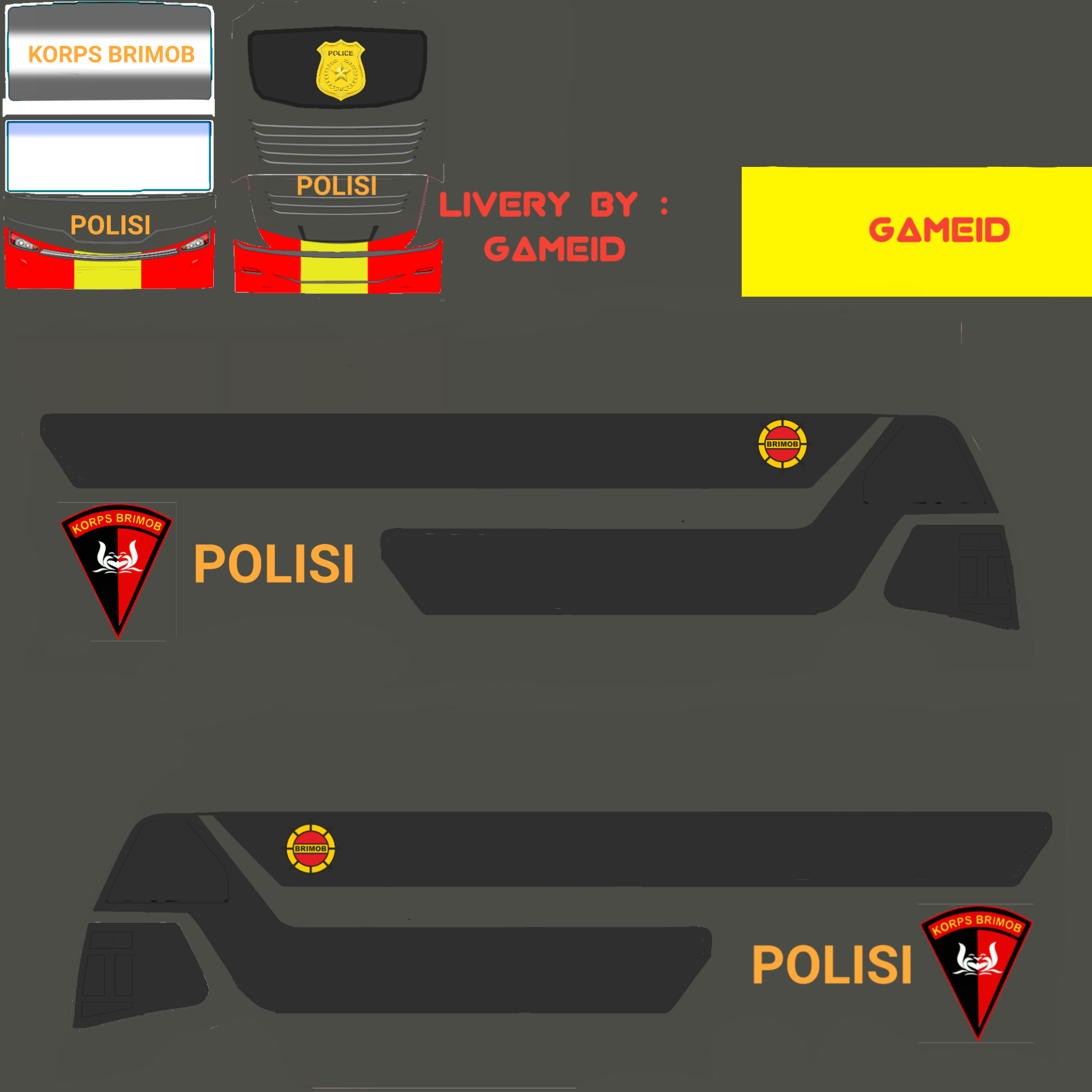 Kumpulan Livery Bussid Polisi Keren, Terbaik, Lengkap Untukmu - Blog ...