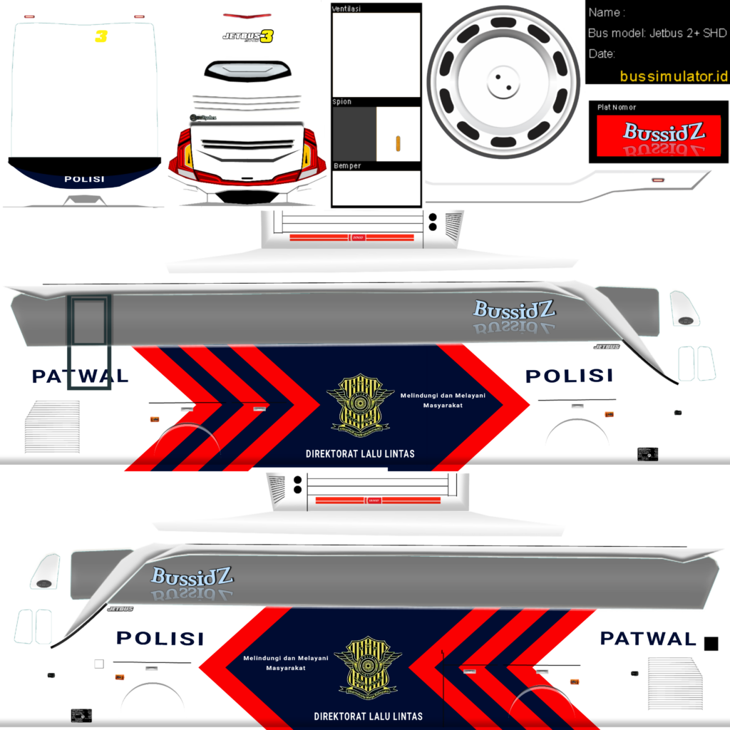 Kumpulan Livery Bussid Polisi Keren, Terbaik, Lengkap Untukmu - Blog ...