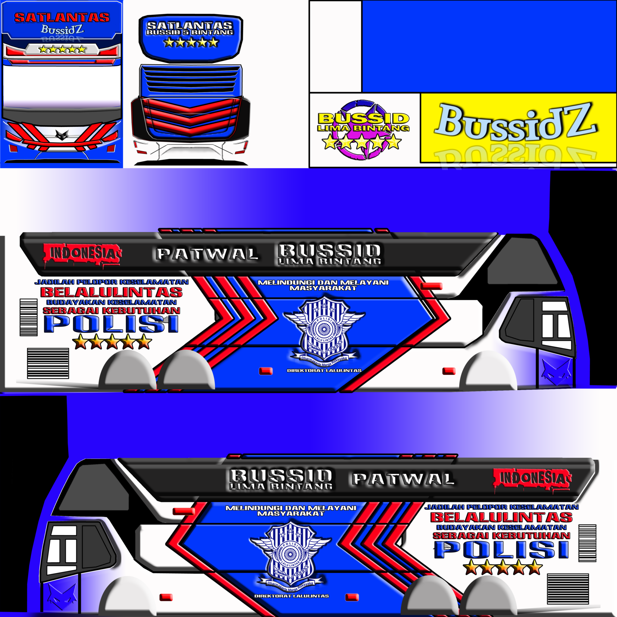 Kumpulan Livery Bussid Polisi Keren, Terbaik, Lengkap Untukmu - Blog Pengajar Tekno