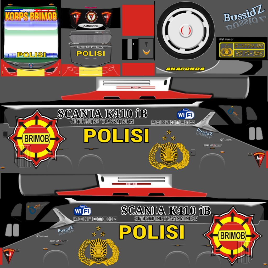 Kumpulan Livery Bussid Polisi Keren, Terbaik, Lengkap Untukmu - Blog ...