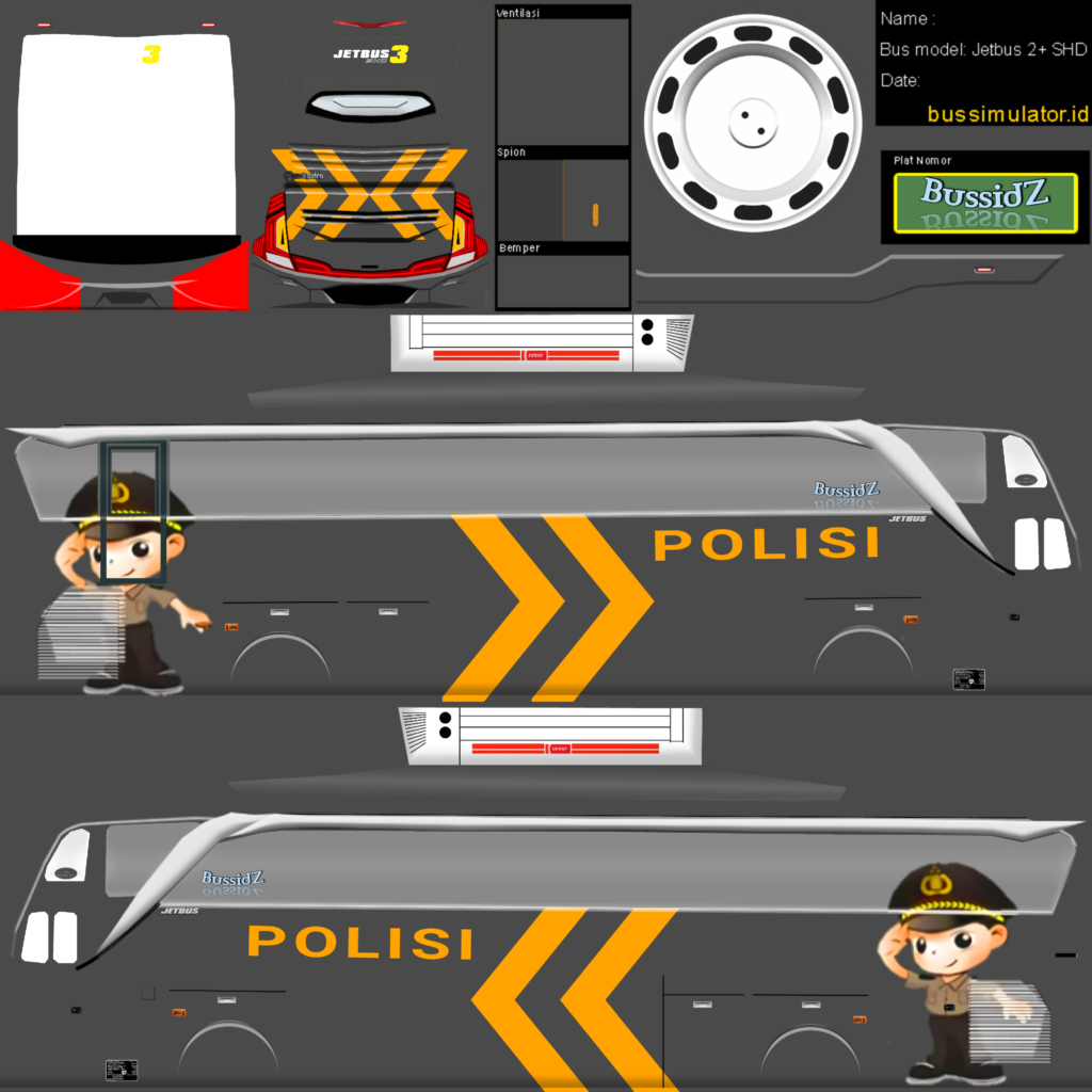 Kumpulan Livery Bussid Polisi Keren, Terbaik, Lengkap Untukmu - Blog ...