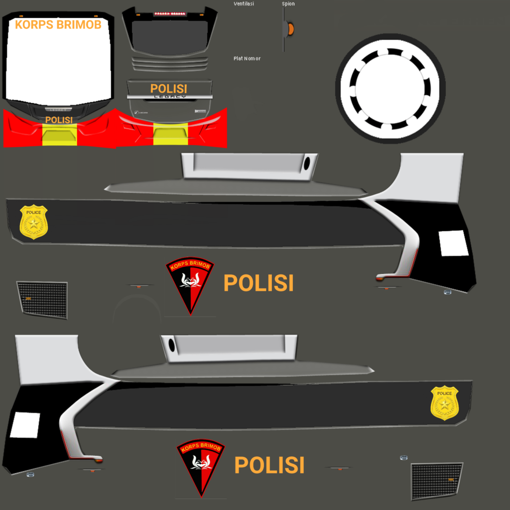 Kumpulan Livery Bussid Polisi Keren, Terbaik, Lengkap Untukmu - Blog ...