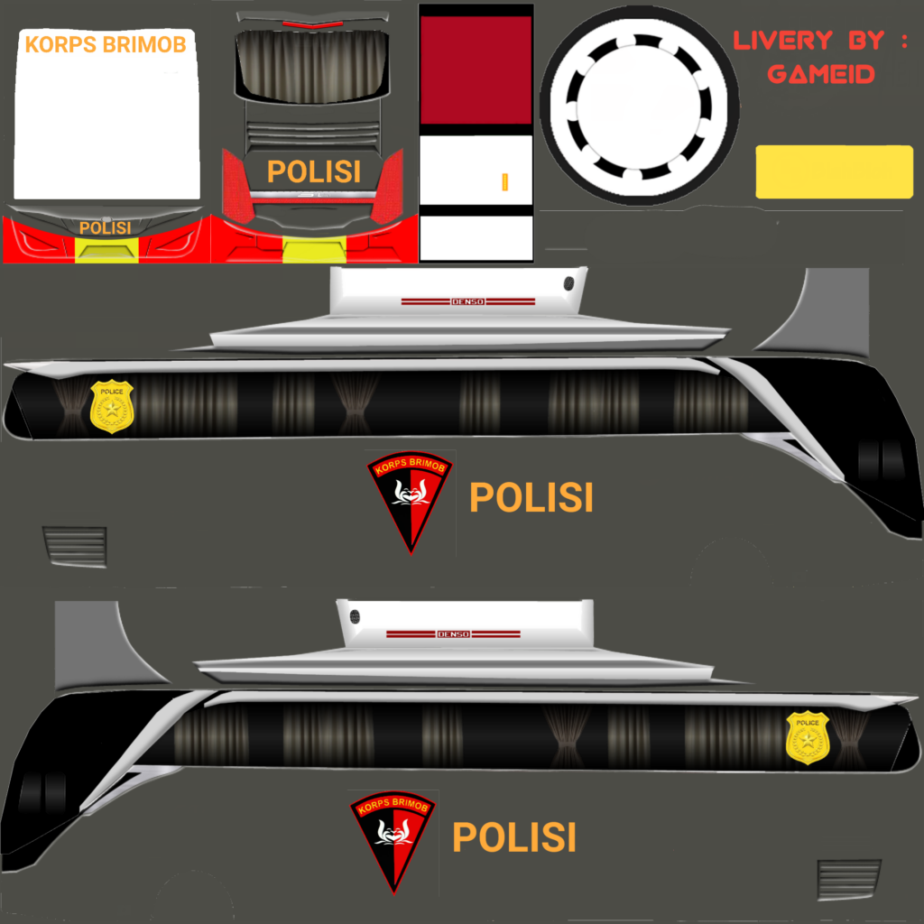 Kumpulan Livery Bussid Polisi Keren, Terbaik, Lengkap Untukmu - Blog ...