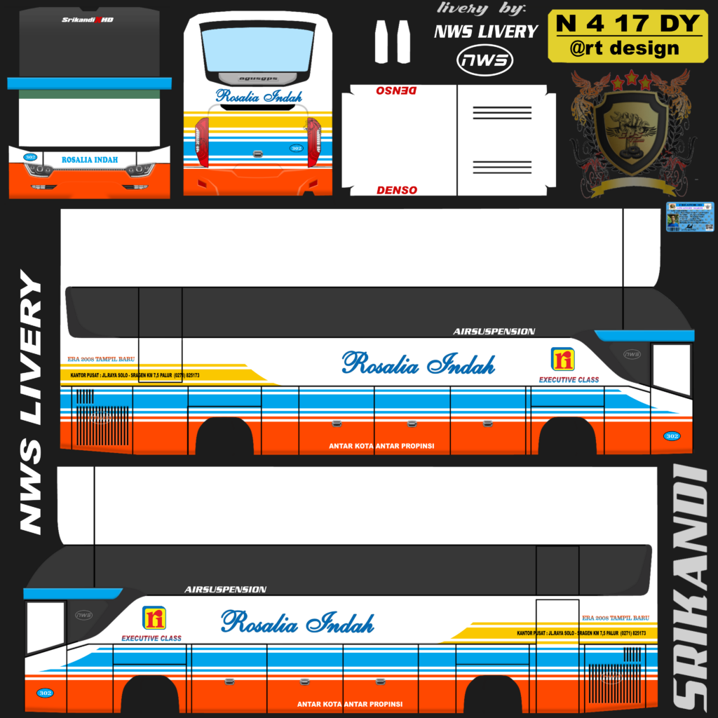 Kumpulan Livery Bussid Rosalia Indah Keren dan Lengkap - Blog Pengajar ...