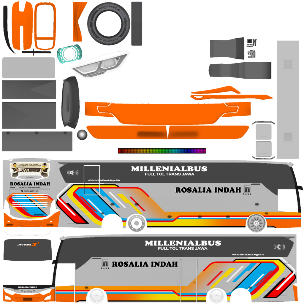 Kumpulan Livery Bussid Rosalia Indah Keren dan Lengkap - Blog Pengajar ...