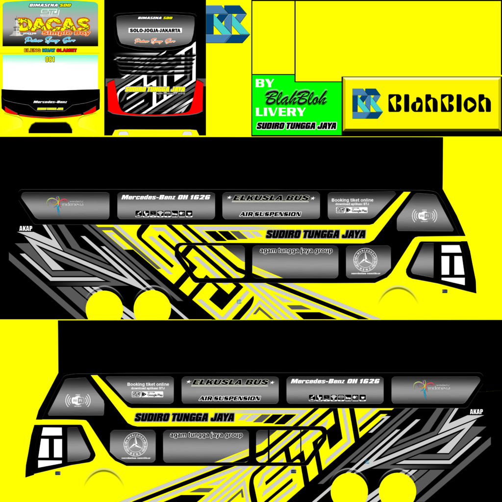 Kumpulan Livery Bussid Sudiro Tungga Jaya SHD Jernih Terlengkap - Blog ...
