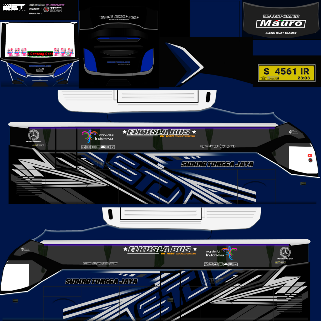 Kumpulan Livery Bussid Sudiro Tungga Jaya SHD Jernih Terlengkap - Blog ...