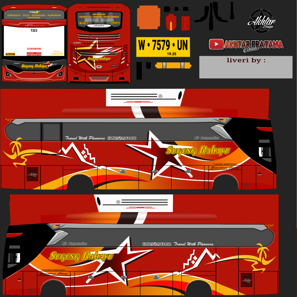 Kumpulan Livery Bussid Sugeng Rahayu Bagus dan Keren - Blog Pengajar Tekno