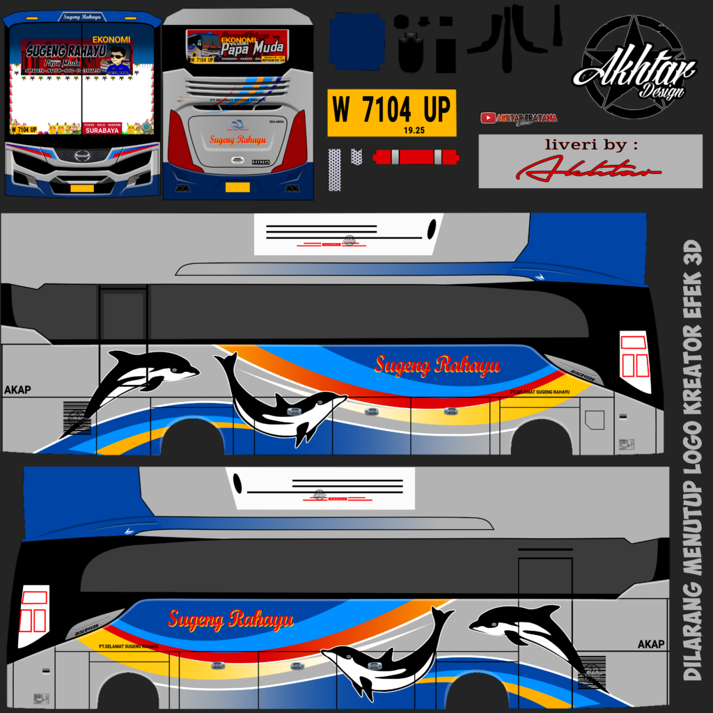 Kumpulan Livery Bussid Sugeng Rahayu Bagus dan Keren - Blog Pengajar Tekno