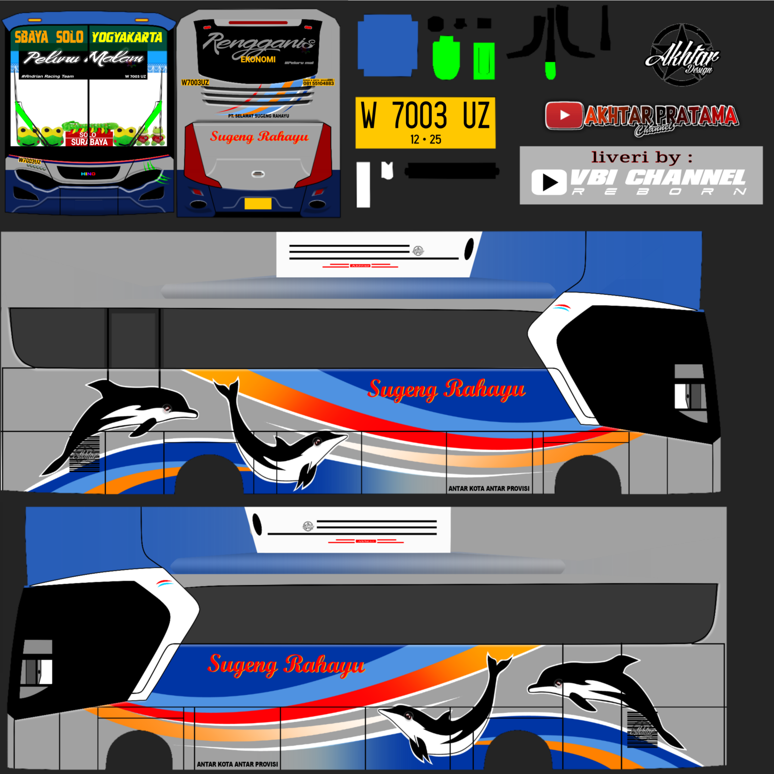 Kumpulan Livery Bussid Sugeng Rahayu Bagus dan Keren - Blog Pengajar Tekno
