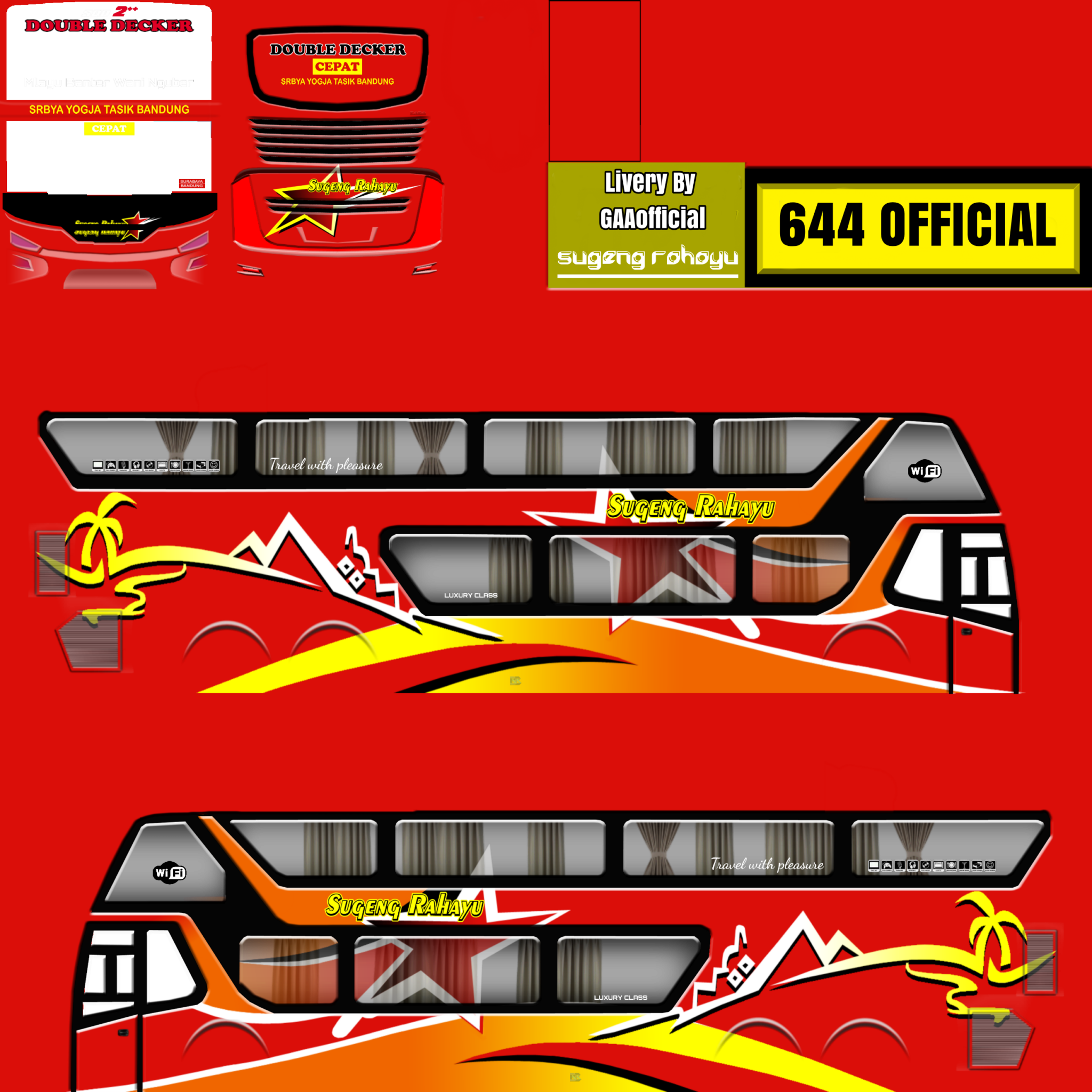 Kumpulan Livery Bussid Sugeng Rahayu Bagus dan Keren - Blog Pengajar Tekno