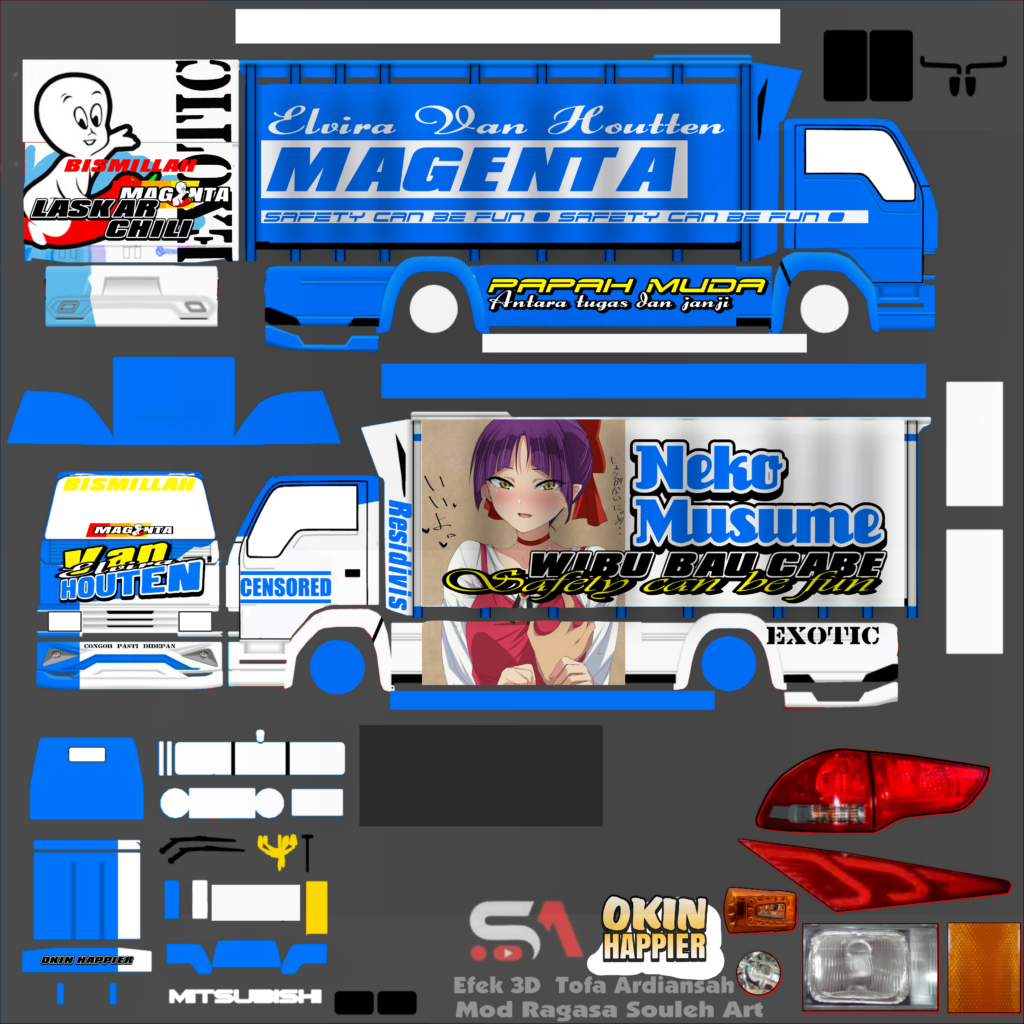 Kumpulan Livery Truck Canter Terbagus dan Keren Lengkap - Blog Pengajar ...