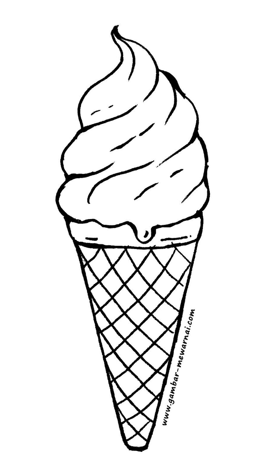 Kumpulan Gambar Mewarnai Es Krim Terbagus dan Lengkap - Blog Pengajar Tekno
