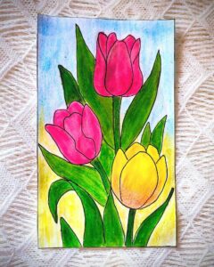 Kumpulan Gambar Lukisan Bunga Terbagus dan Terlengkap - Blog Pengajar Tekno