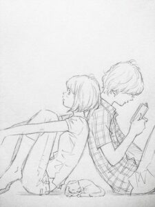 Kumpulan Sketsa Anime Couple Terbagus dan Terlengkap - Blog Pengajar Tekno