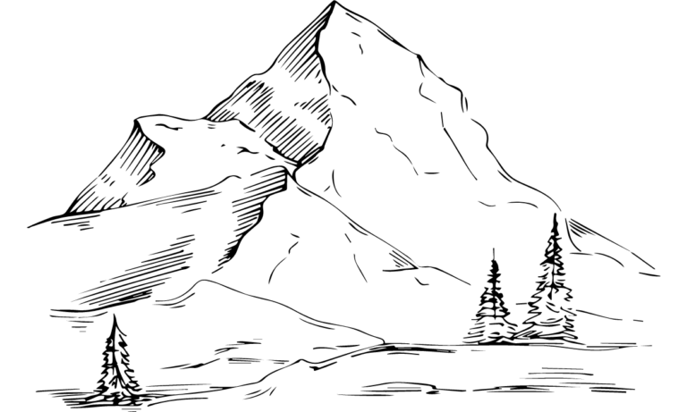 Kumpulan Sketsa Gambar Pemandangan Terbagus Lengkap - Blog Pengajar Tekno