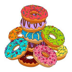 Kumpulan Gambar Donat Kartun Terbagus dan Terlengkap - Blog Pengajar Tekno