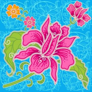 Kumpulan Gambar Batik Bunga Terbagus dan Terlengkap - Blog Pengajar Tekno