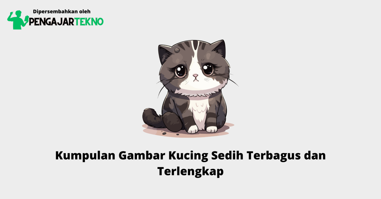 Kumpulan Gambar Kucing Sedih Terbagus dan Terlengkap - Blog Pengajar Tekno