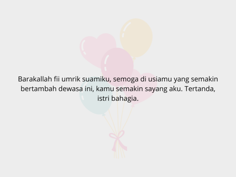 Kumpulan Gambar Ucapan Ulang Tahun Untuk Suami Islami Terbagus - Blog ...