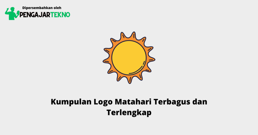 Kumpulan Logo Matahari Terbagus dan Terlengkap - Blog Pengajar Tekno