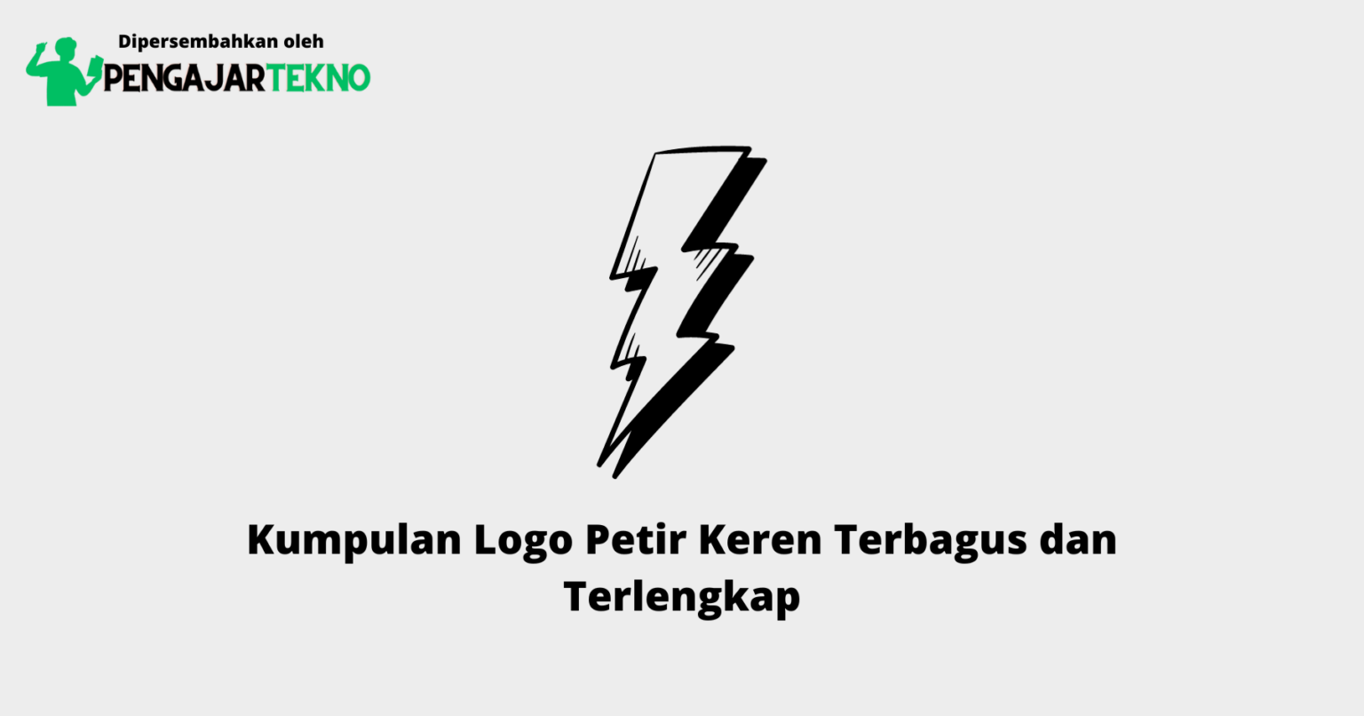 Kumpulan Logo Petir Keren Terbagus dan Terlengkap - Blog Pengajar Tekno