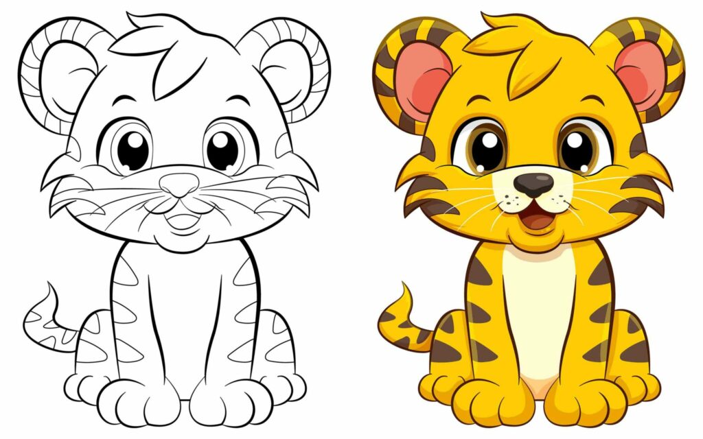 Kumpulan Gambar Mewarnai Hewan dan Contoh Warnanya Terlengkap - Blog ...