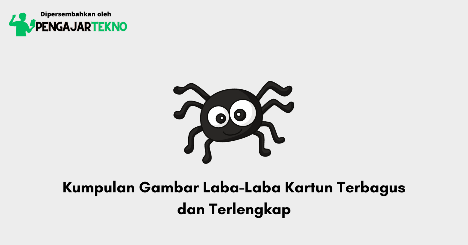 Kumpulan Gambar Laba-Laba Kartun Terbagus dan Terlengkap - Blog Pengajar Tekno