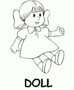 Kumpulan Mewarnai Boneka Paling Bagus dan Terlengkap - Blog Pengajar Tekno