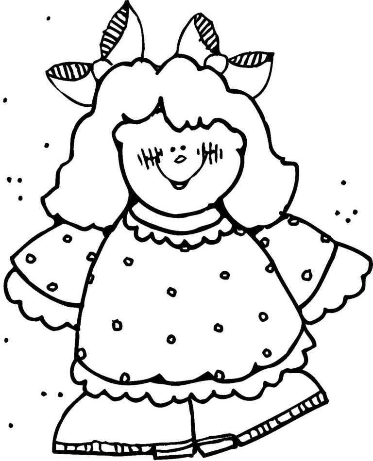 Kumpulan Mewarnai Boneka Paling Bagus dan Terlengkap - Blog Pengajar Tekno