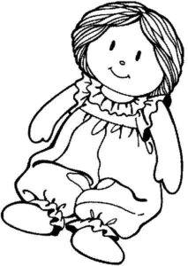 Kumpulan Mewarnai Boneka Paling Bagus dan Terlengkap - Blog Pengajar Tekno