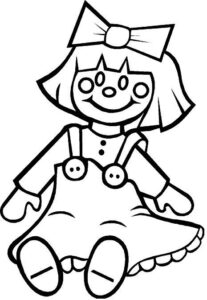 Kumpulan Mewarnai Boneka Paling Bagus dan Terlengkap - Blog Pengajar Tekno