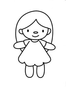 Kumpulan Mewarnai Boneka Paling Bagus dan Terlengkap - Blog Pengajar Tekno