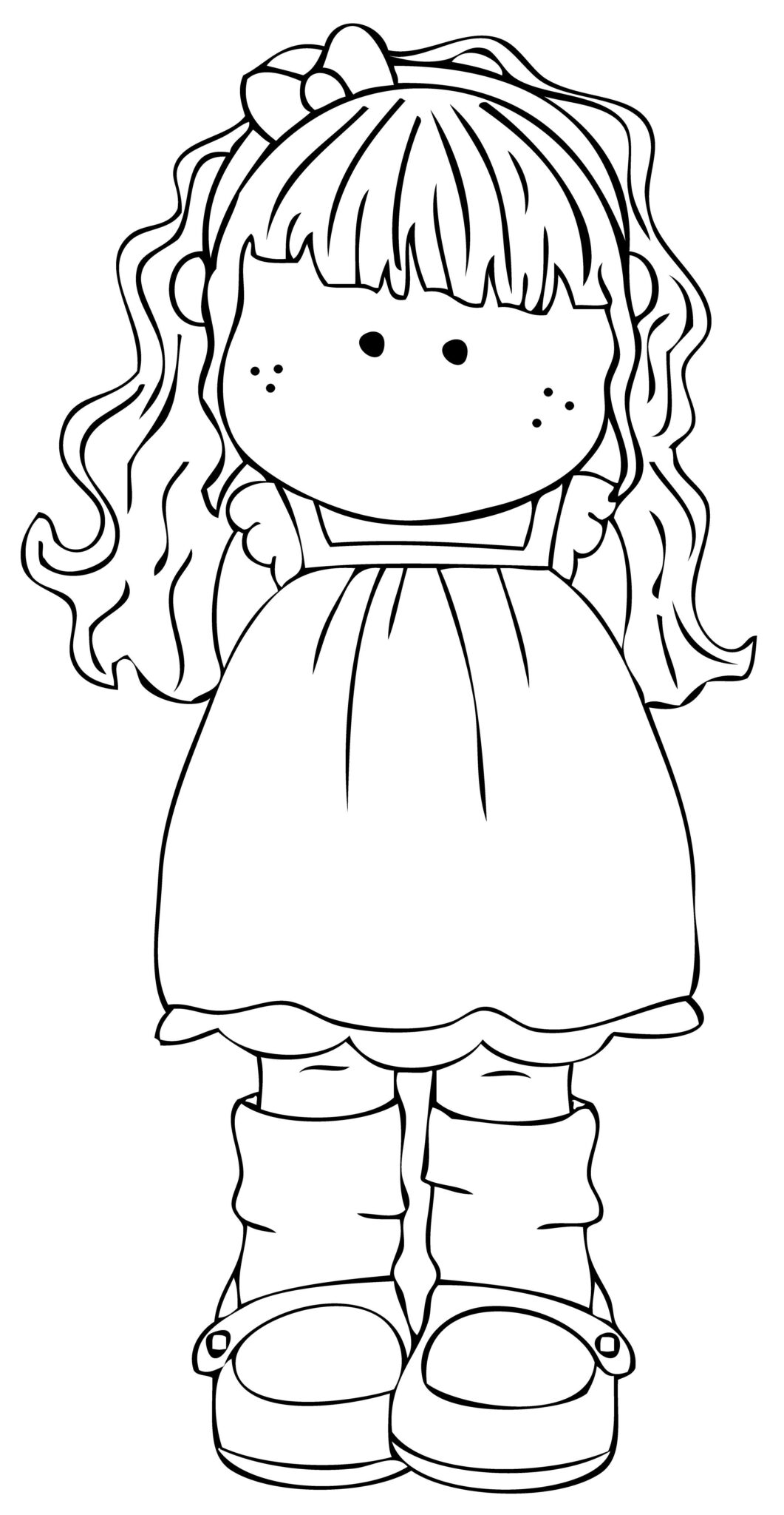 Kumpulan Mewarnai Boneka Paling Bagus dan Terlengkap - Blog Pengajar Tekno