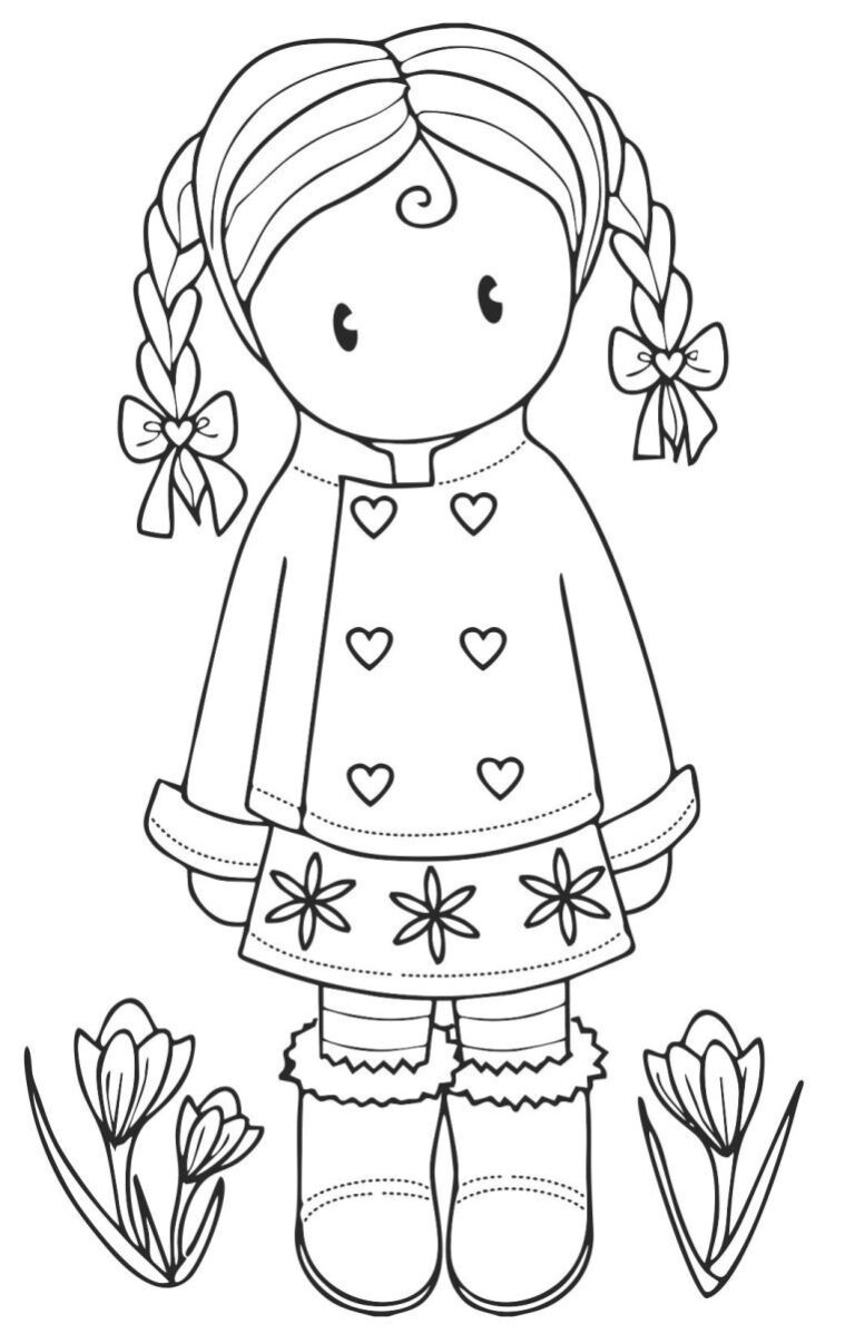 Kumpulan Mewarnai Boneka Paling Bagus dan Terlengkap - Blog Pengajar Tekno