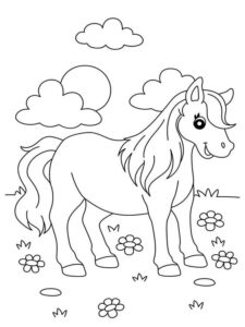 Kumpulan Mewarnai Kuda Paling Bagus dan Terlengkap - Blog Pengajar Tekno