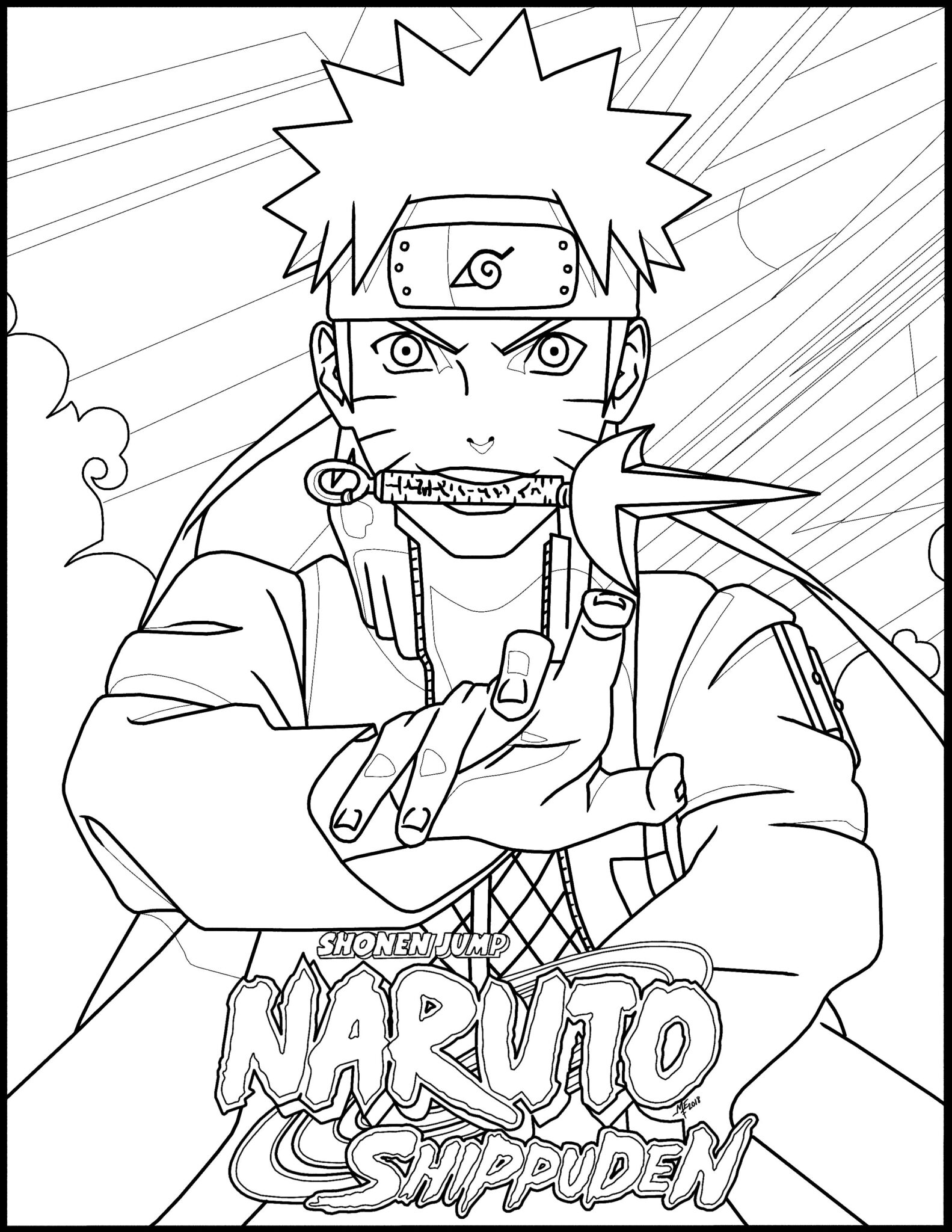 Kumpulan Mewarnai Naruto Mudah Paling Bagus dan Terlengkap - Blog ...
