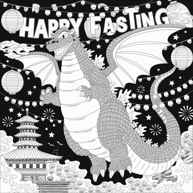 30 Ide Gambar Mewarnai Godzilla untuk Kreativitas Anda - Blog Pengajar ...