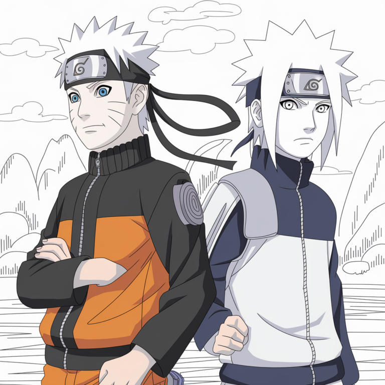 Gambar Mewarnai Naruto Kyubi, Aktivitas Seru untuk Penggemar Anime ...