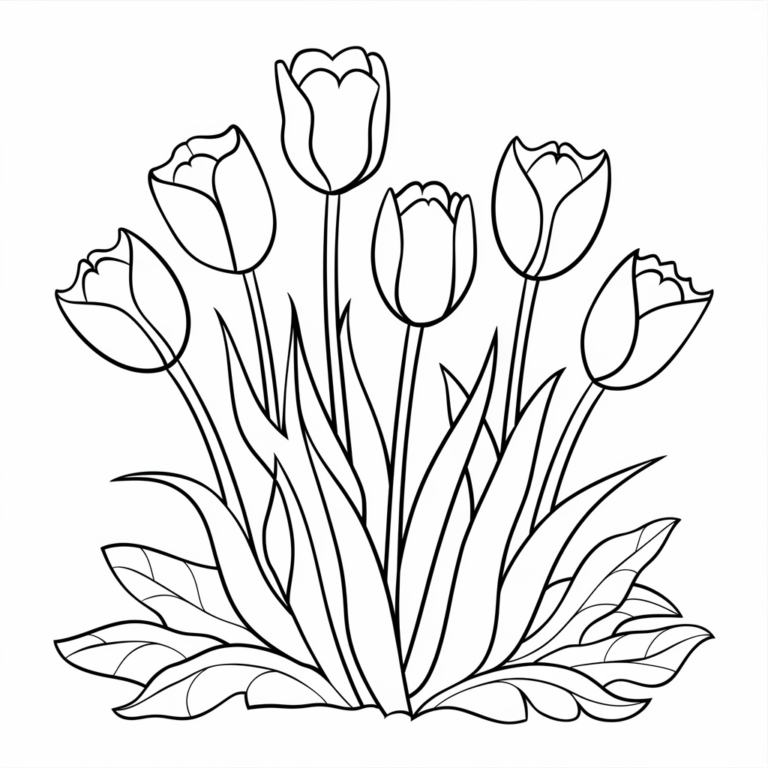 gambar bunga yang belum di warnai - Blog Pengajar Tekno