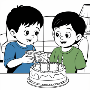 Mewarnai Gambar Saling Berbagi - Blog Pengajar Tekno