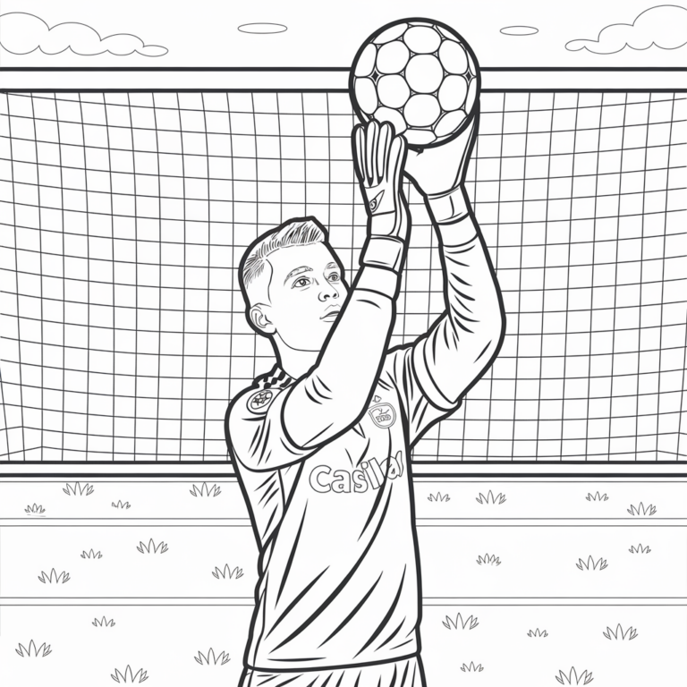 Gambar Mewarnai Pemain Sepak Bola - Blog Pengajar Tekno