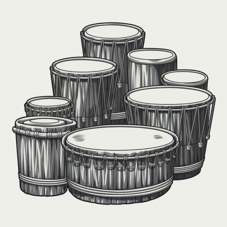 Mewarnai Gambar Kentongan Hitam Putih - Blog Pengajar Tekno