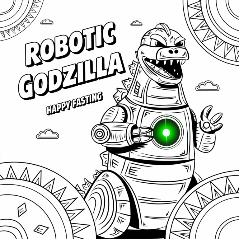 30 Ide Gambar Mewarnai Godzilla untuk Kreativitas Anda - Blog Pengajar ...